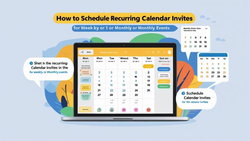 Automate Recurring Calendar Invites | Let's Calendar